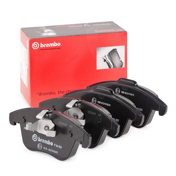 Bremseklosser sett MG ZS EV │ framaksel - Brembo Brake Pads | Geparden.no