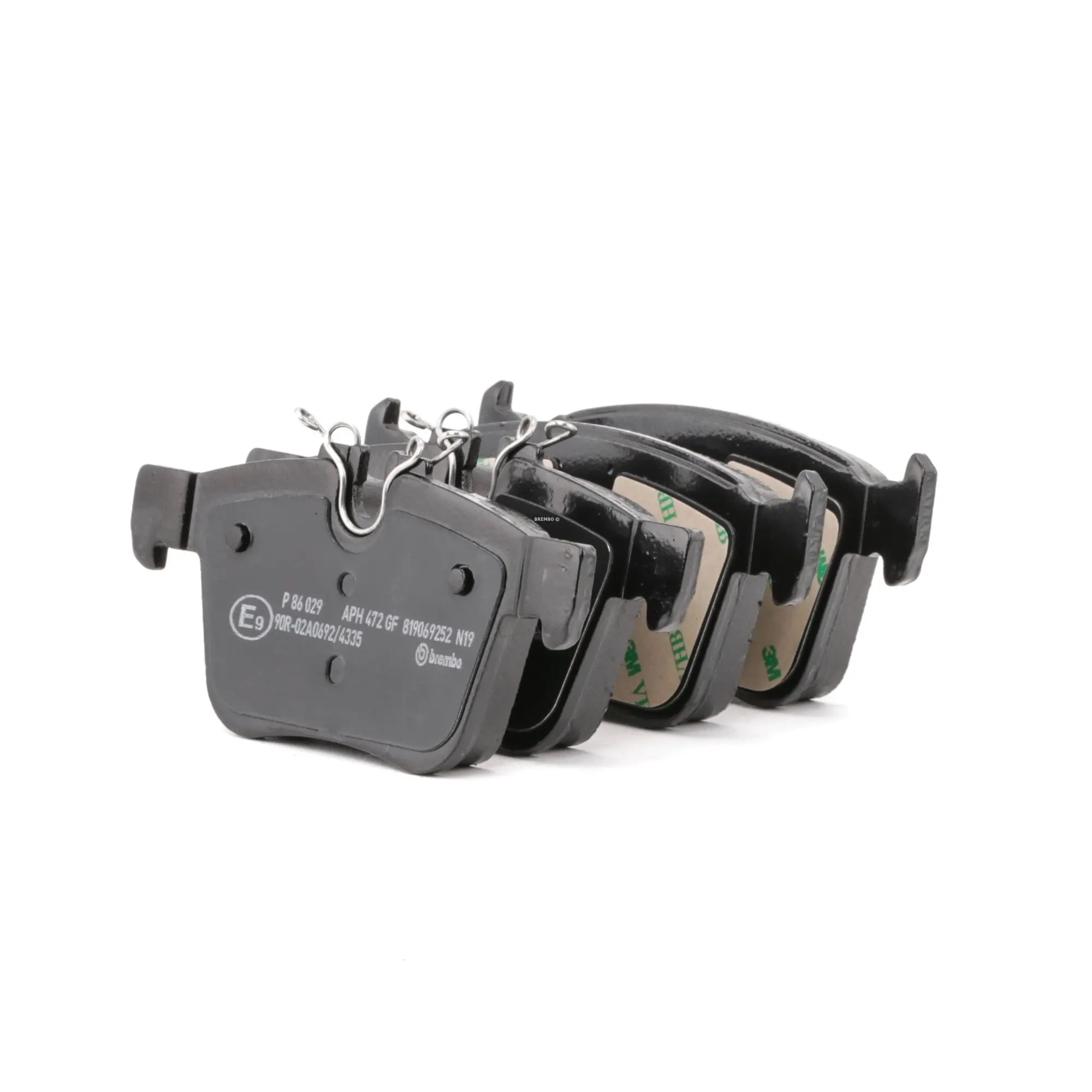 Bremseklosser sett Volvo / Polestar / Jaguar │ bakaksel - Brembo Brake ...