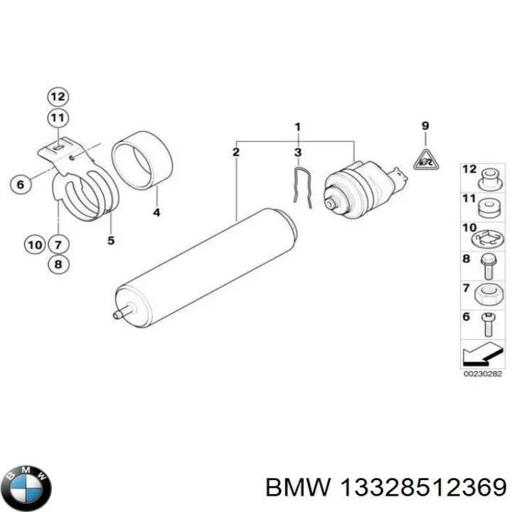 Dieselfilter med varme BMW │ Genuine® Fuel Strainer Heating | Geparden.no