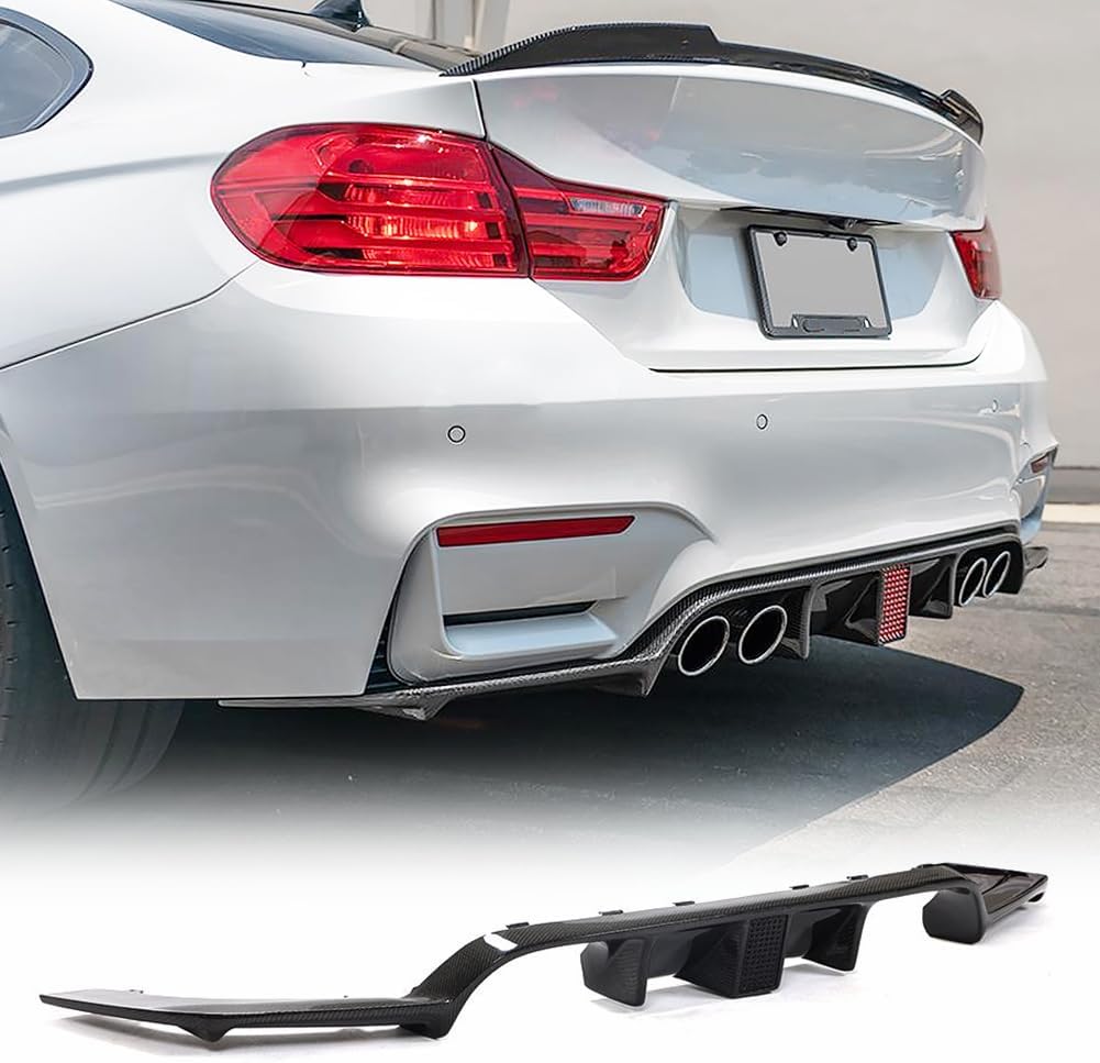 Diffuser M3 (F80) / BMW M4 (F82) | LED Carbon Fiber | Geparden.no