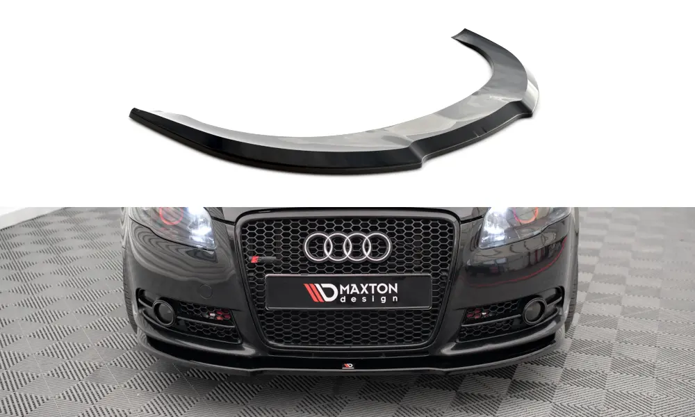Frontspoiler Audi A4 B7 S-Sline 2004 - 2008 │ Black Edition | Geparden.no