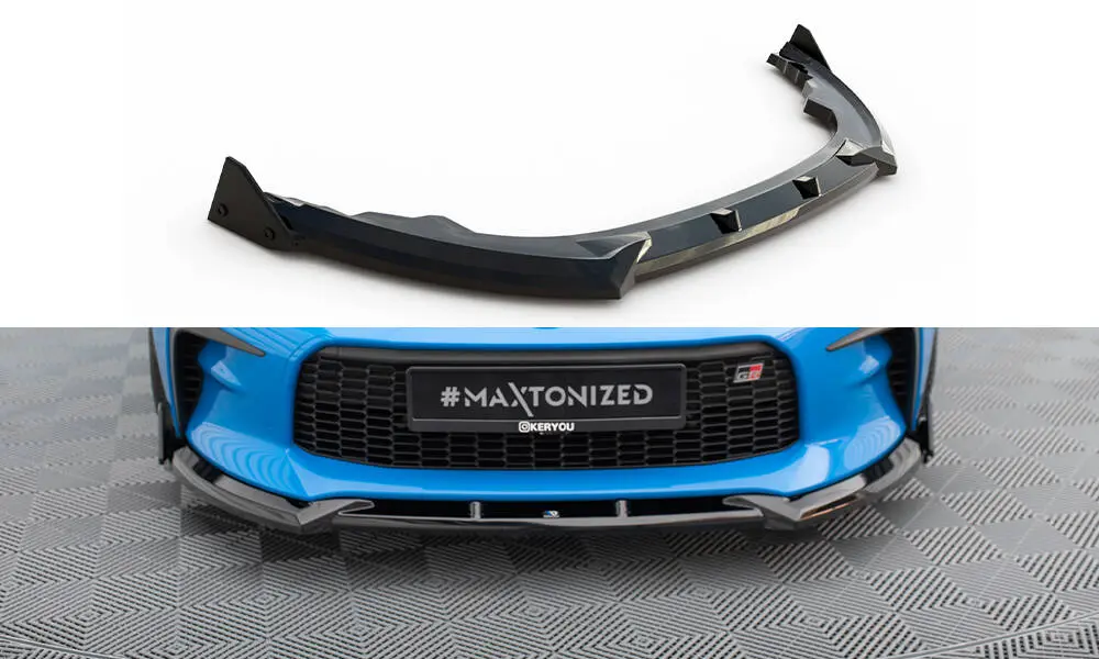 Frontspoiler + flopper Toyota GR86 2021 - > | V.1 Glossy Black Edition ...