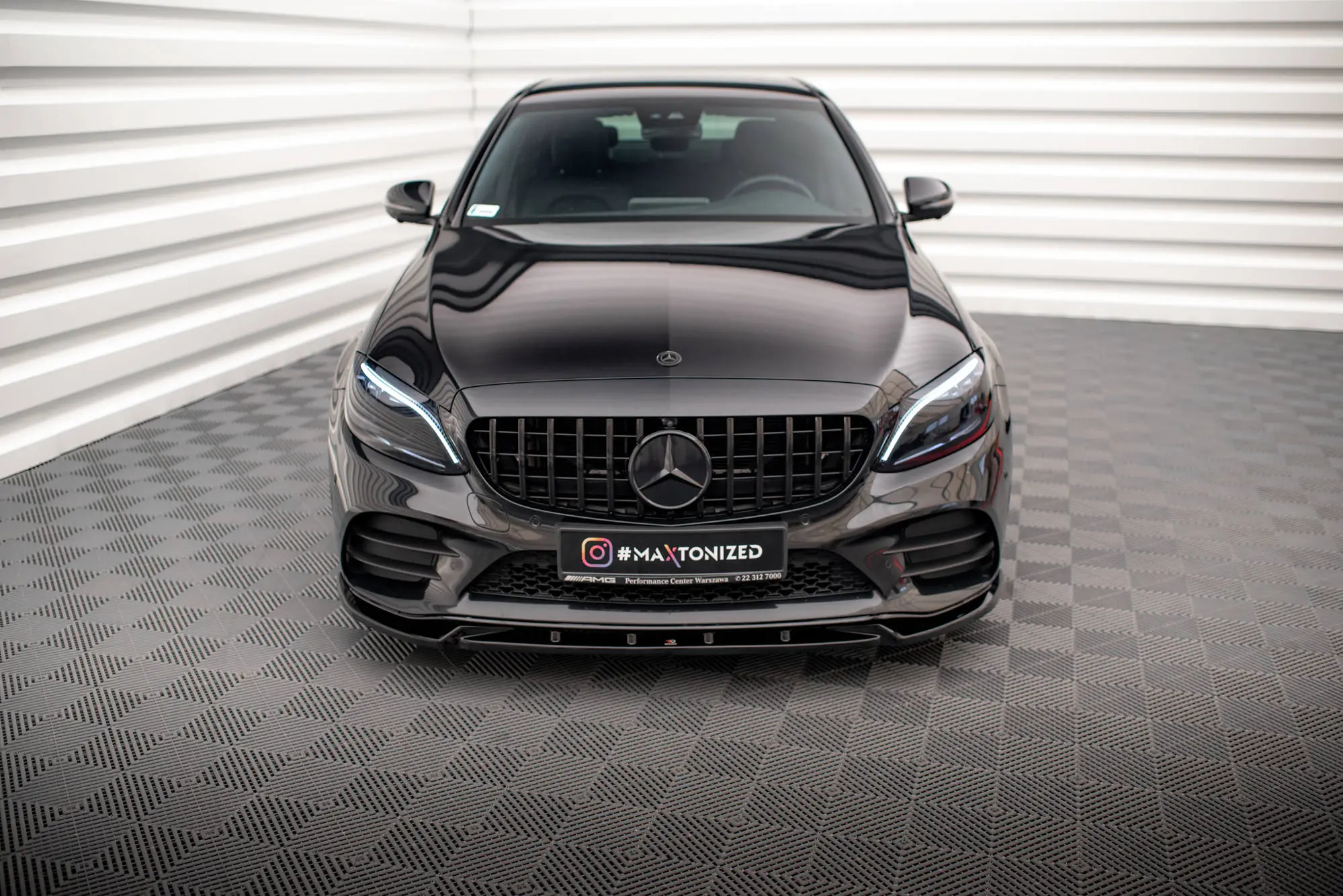 Frontspoiler Mercedes-Benz C AMG-Line / AMG C43 (W205 / C205) Facelift ...