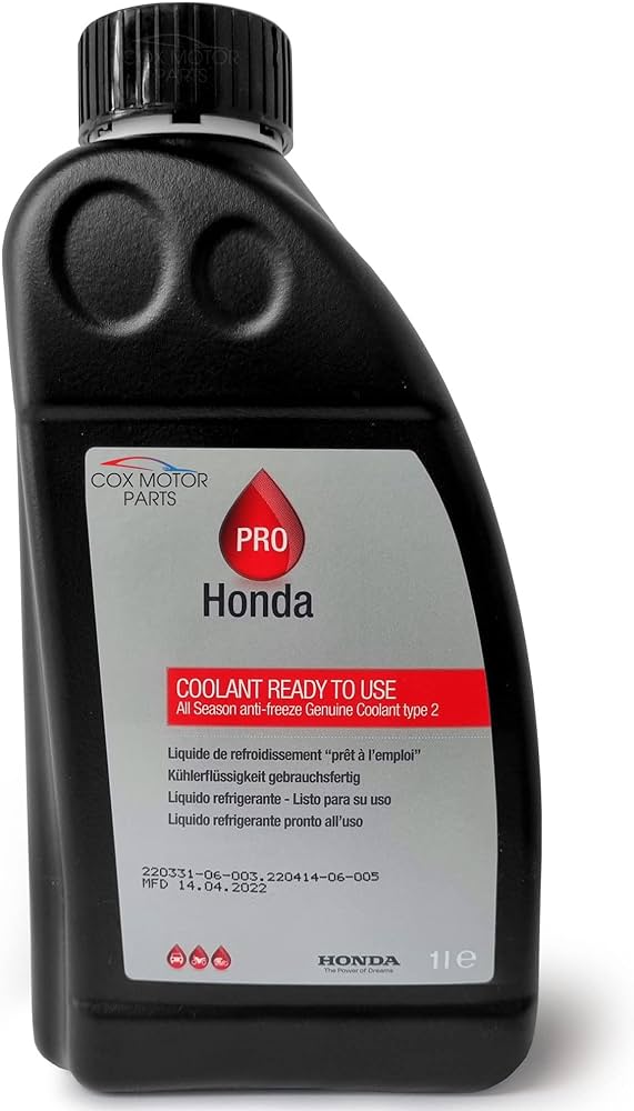 Frostvæske Honda Blue Pre Mixed │ Genuine® Coolant Ready To Use - 1L ...