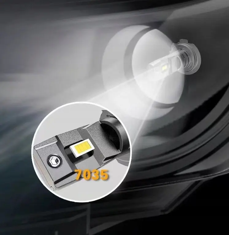 LED Pære H7 CSP i7s® Light Pro 400% │ CANBus Cutomized 7035 CSP Ultra 20k Lumen - sett 2 stk ...