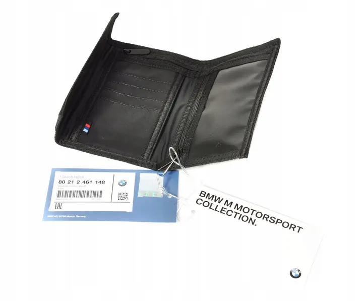Lommebok BMW ///M Motorsport Black | Geparden.no