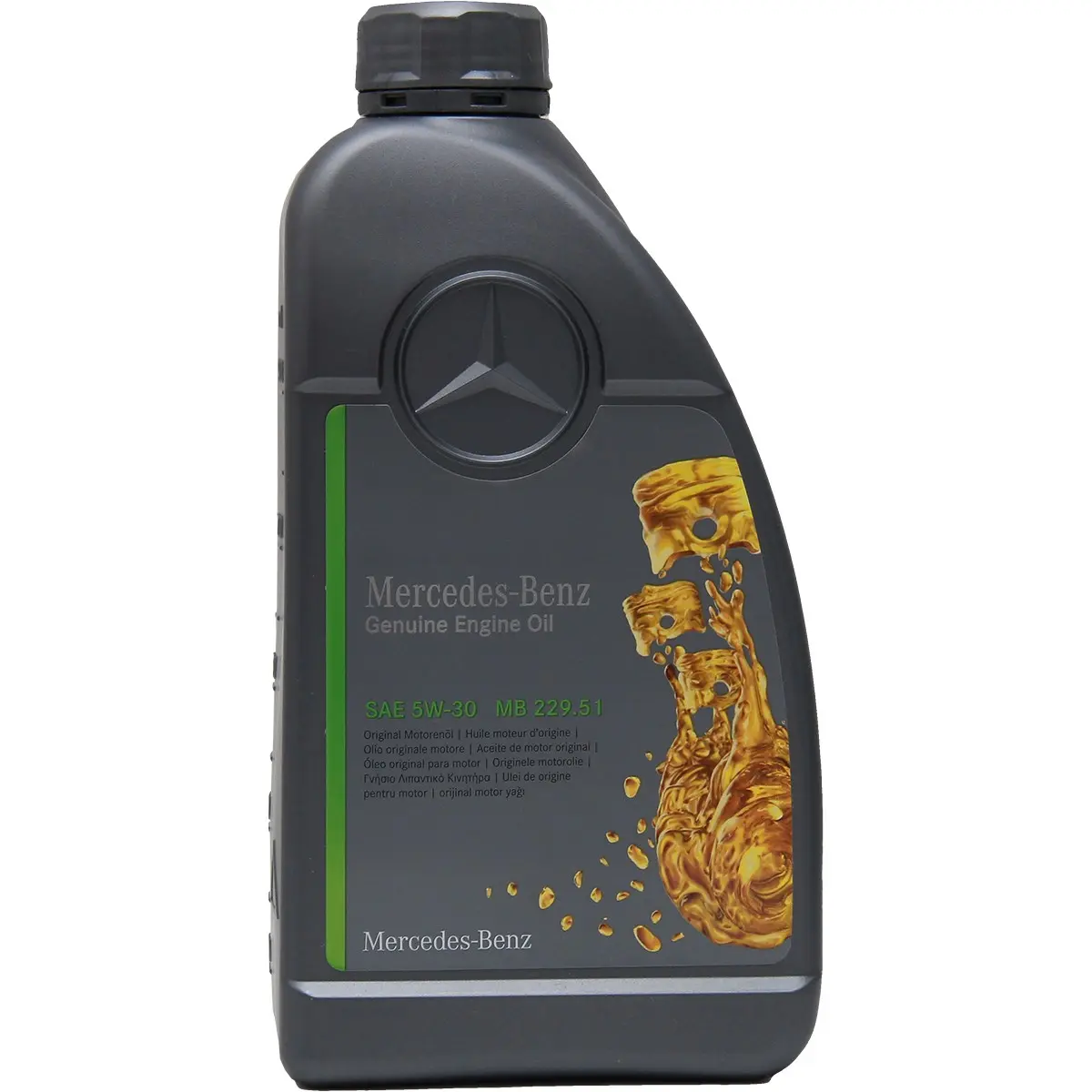 Motorolje 5W-30 Mercedes-Benz MB 229.51 │ Genuine® Daimler AG Engine ...